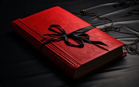Premium Photo Red Book Isolated
