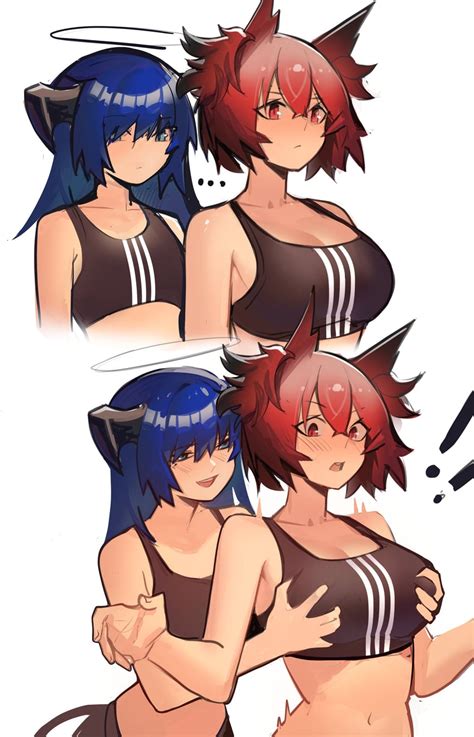 Mostima And Fiammetta Arknights Drawn By Distr Danbooru