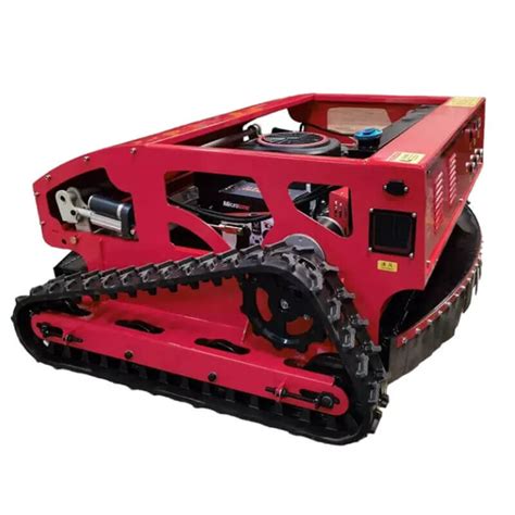 China Remote Controlled Lawn Mower With Tracks For Sale