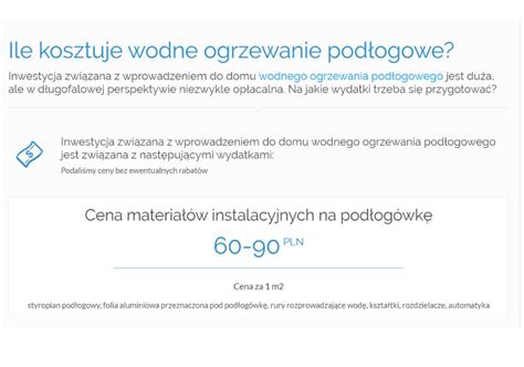 Ile kosztuje wodne ogrzewanie podłogowe