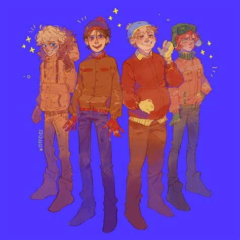 Koffides ｡ ☆ On X Южный парк Парк Иллюстрации арт