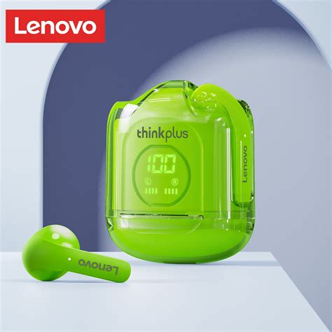 Jual Lenovo Thinkplus Xt True Wireless Bluetooth Earphone Battery Display Mini Earbuds