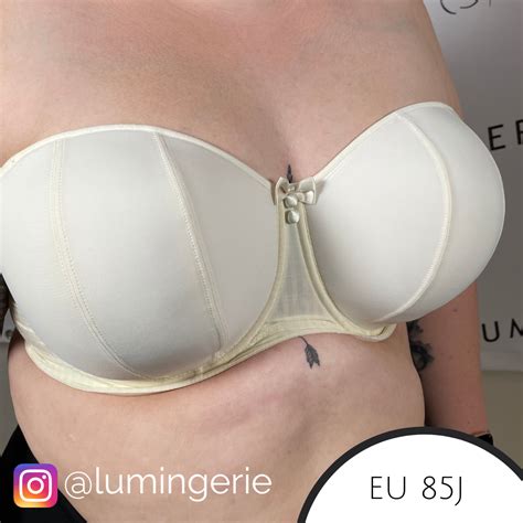 Curvy Kate Luxe Strapless Multiway Bra Ivory Lumingerie Bras And