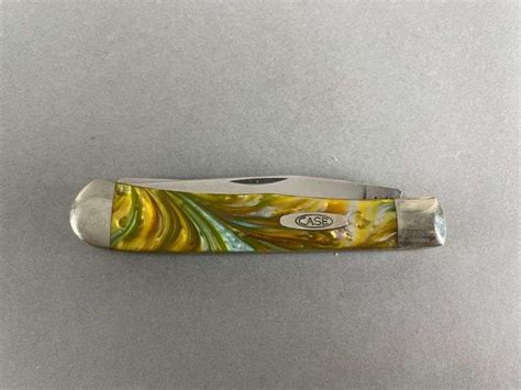 Case Xx Corelon Handle Folding Trapper Knife Matthew Bullock Auctioneers