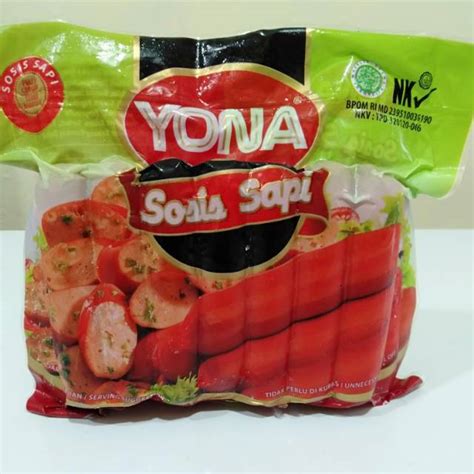 Jual Yona Sosis Sapi Merah Isi 15 Pcs Shopee Indonesia