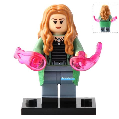 Scarlet Witch Civilian Mcu Avengers Infinity War Lego Custom Minifigure Toys