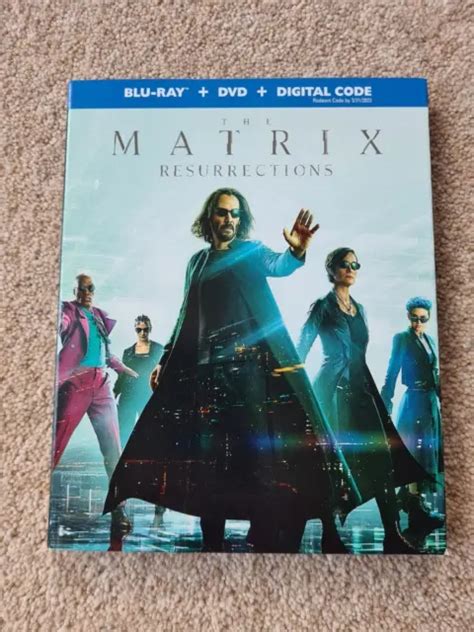 The Matrix Resurrections 2021 Keanu Reevescarrie Anne Moss Blu Ray