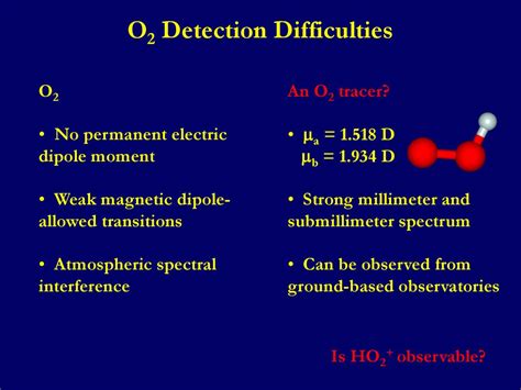 Is HO A Detectable Interstellar Molecule Ppt Download