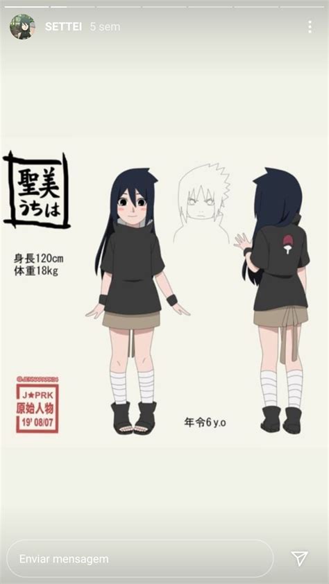 Pin De Shiko Lyen Em Kiyomi Uchiha Personagens De Anime Boruto Anime