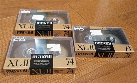 日立マクセル Maxell XlⅡ 74分 カセットテープ ハイポジション 3本記録媒体｜売買されたオークション情報、yahooの商品情報