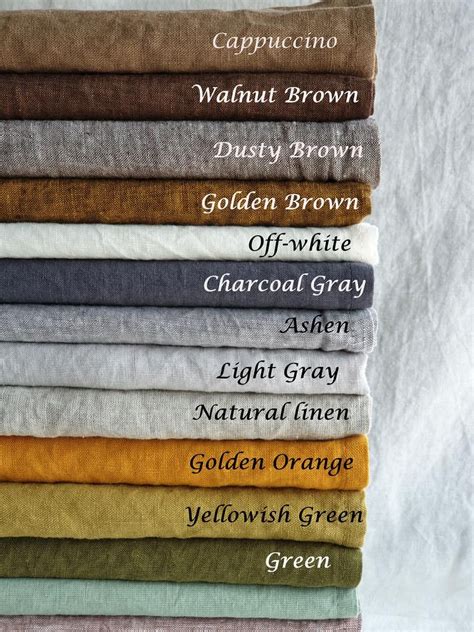 Color Scheme Linen Pillow Cases Organic Duvet Covers Linen Pillows