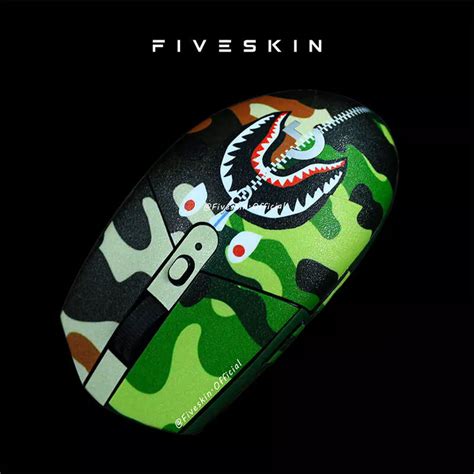 Miếng Dán Skin Chuột Logitech G102 G304 X Bape