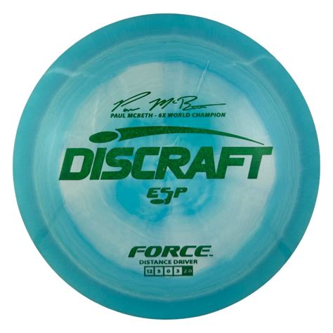 Discraft Force Esp Paul Mcbeth 6x Disc Golf Warehouse