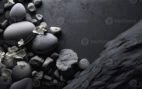 Minimalist Aesthetic Design Of Dark Nature Wallpaper 22886889 Stock