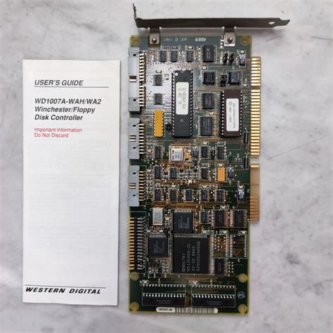 Winchester Hard Diskfloppy Disk Controller From Western Digital