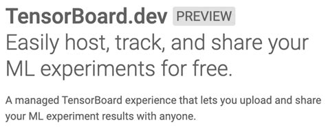 Tensorboarddev A Ml Experiment Sharing Platform By Roshan Medium