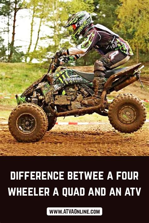 Difference between a four wheeler a quad and an ATV! | Atv riding, Atv, Four wheelers