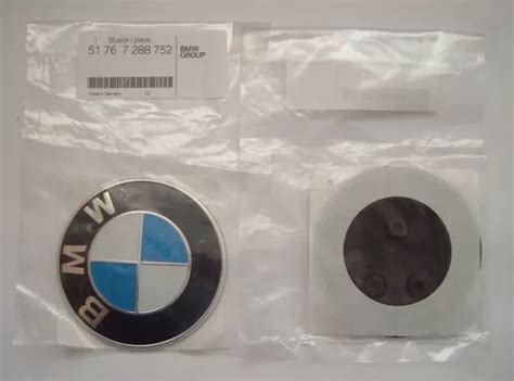 ORIGINAL BMW EMBLEM Plakette Heckklappe 82 Mm 51767288752 NEU EUR 39 23