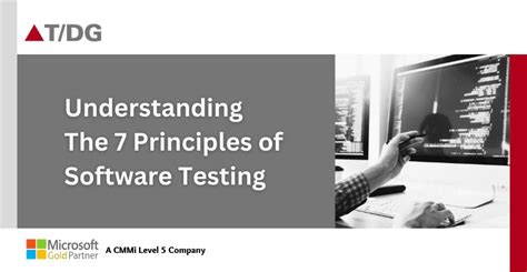 The Digital Group Inc On Linkedin Softwaretesting Software Testing Principles