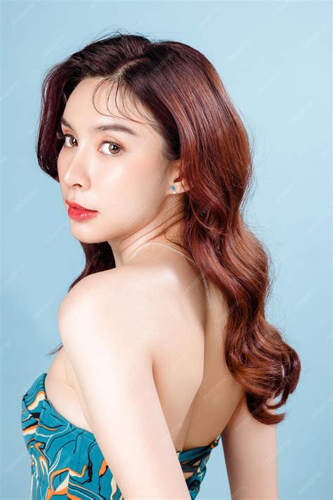 Premium Photo Asian Woman With A Beautiful Face And Perfect Clean