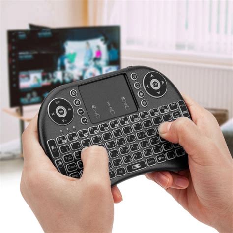 Mini Teclado Controle Sem Fio Wireless Para Smart Tv Tv Box Pc Shopee