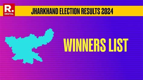 Jharkhand Election Result 2024 Live Full List Of Constituency Wise