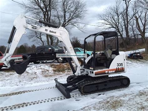 Bobcat 335 Midi Excavator Orops 1 Set Aux Hydralics Mini Rubber Track