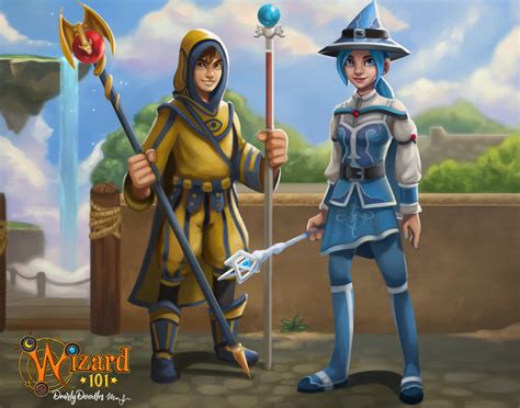 W101 Myth And Ice Wizard By Dearlydoodles On Deviantart