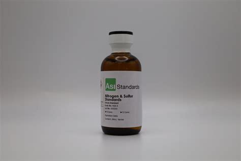 Nitrogen And Sulfur In Isooctane Check Standard Low Asi Standards