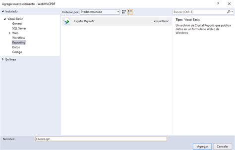 Ligth Knight Crystal Reports En Aspnet Mvc Con Vbnet