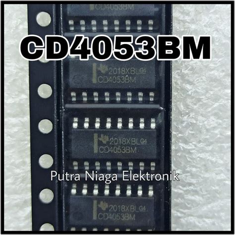 Jual Ic CD BM SMD Cmos Multiplexer X Canal Analog Digital CD Putr N Shopee