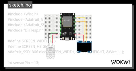Pantalla Oled Copy Wokwi Esp32 Stm32 Arduino Simulator