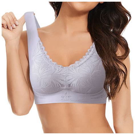 Blissful Benefits Full Coverage Wireless Bra Full Coverage Shelf Bra Unlined Comfort Soft
