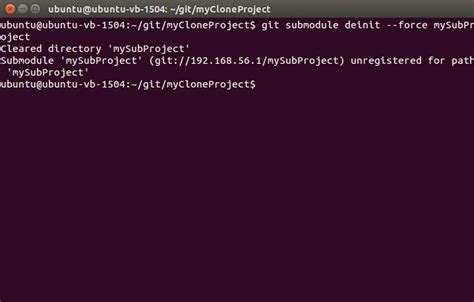 Ubuntu Git その306 強制的にサブモジュールの登録を抹消するgit submodule kledgeb