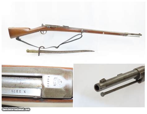 1870s Antique Chassepot Bolt Action Needlefire 11mm Caliber Rifle W