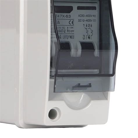 63amp Miniature Circuit Breaker Dc 12v‑400v Ac 90‑400v Isolator