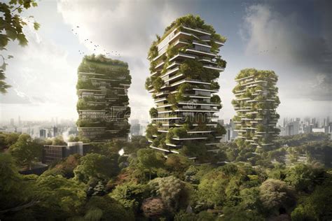 Future Smart Cities Sustainable Citys Sustainble Highrises With Lush