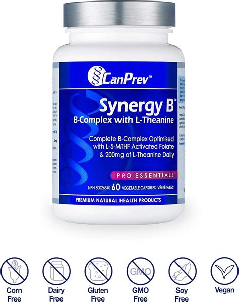 Canprev Synergy B Complex With L Theanine 60 Vegi Capsules Buy Now