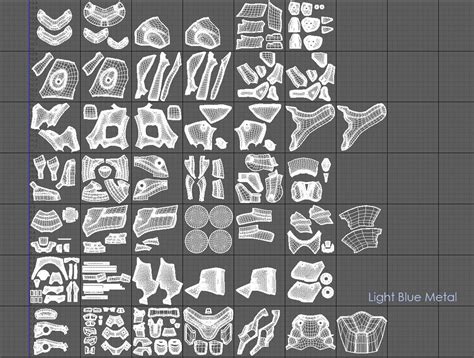 Texturing Workflow For Feature Film Quality Hard Surfaced Sci Fi Mecha