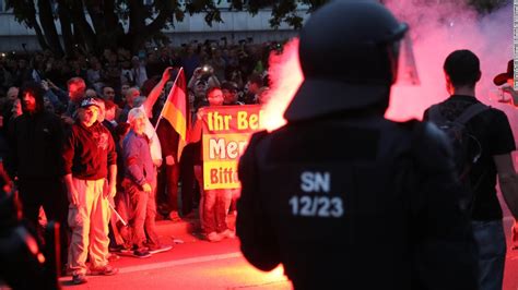 Chemnitz Merkel Slams Hate In The Streets After Far Right Protests Cnn