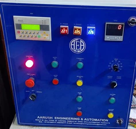 Three Phase V PLC CONTROL PANEL At Rs In New Delhi ID