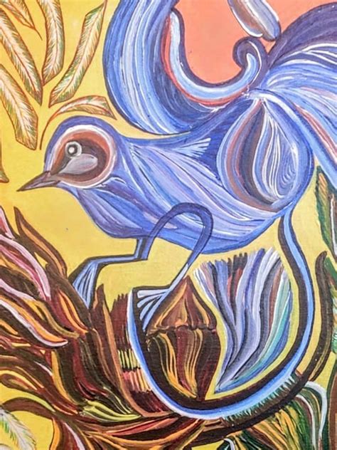 Colorful Birds Acrylic On Canvas By Preeti Parmar Exotic India Art