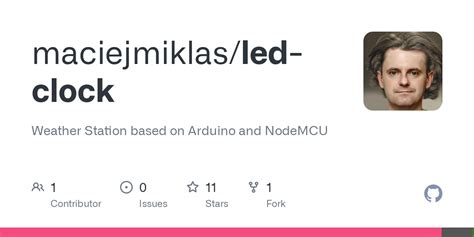 GitHub Maciejmiklas Led Clock Weather Station Based On Arduino And NodeMCU
