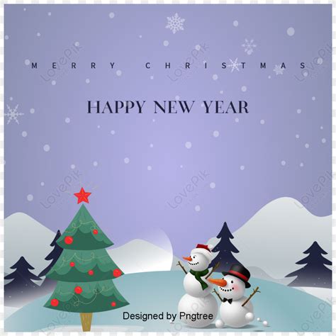 보라색 꿈 메리 크리스마스 일러스트 눈사람 벽지자연차단 Png 일러스트 무료 다운로드 Lovepik