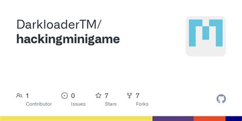 GitHub DarkloaderTM Hackingminigame