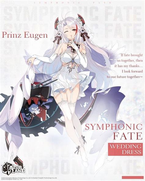 Azur Lane Prinz Eugen Oath Skin Anime Girl Neko Kawaii Anime Manga