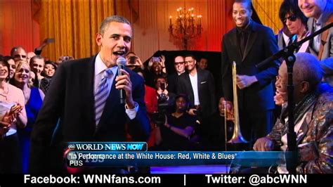 President Obama Sings The Blues Youtube