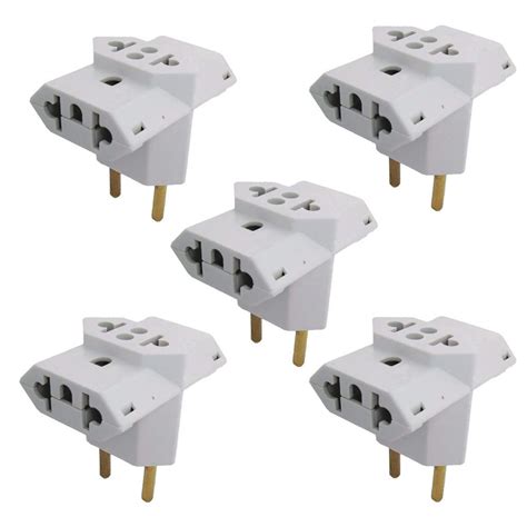 Kit Adaptador Para Tomada T Benjamin Padr O Antigo Para Novo Entradas Cinza Tradicional Em