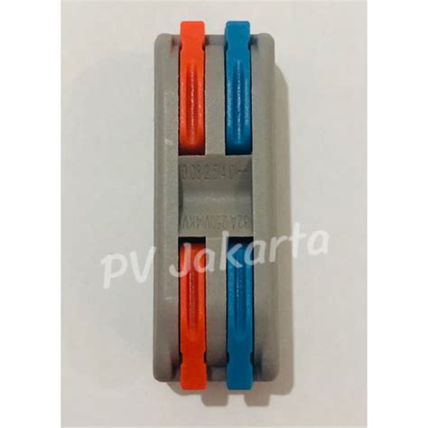 Jual Wago OEM Connector 2x2 Wire PCT 2 2 Terminal Block 2P Lever Cage