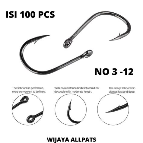 Jual Kail Pancing 1 Set Box Kail Pancing Isi 100 Pcs Kail Pancing Super